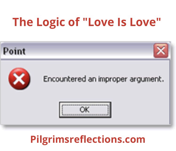 The Logic of “Love is Love | Reflections on Life and Faith